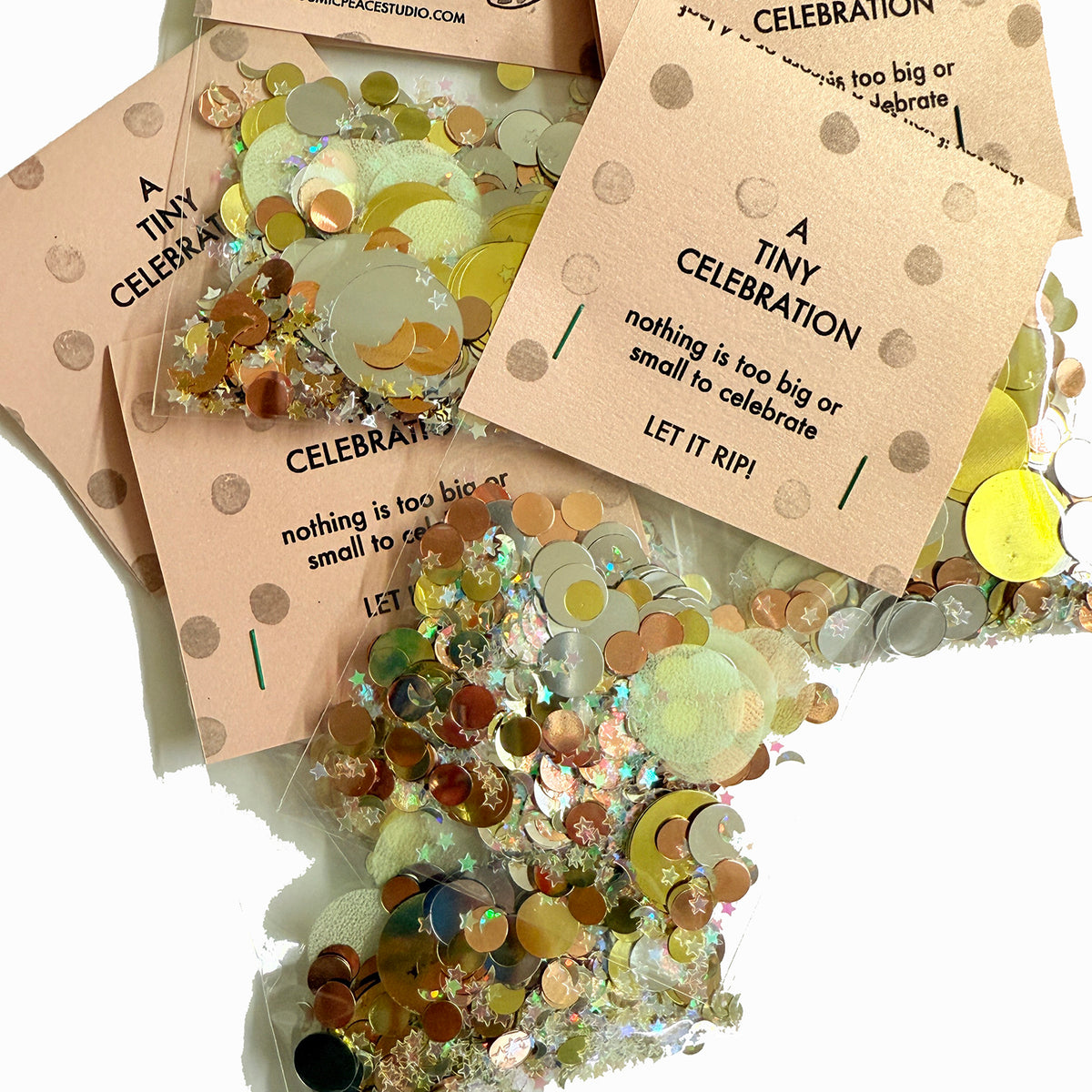 A TINY CELEBRATION CONFETTI PACK — COSMIC PEACE STUDIO